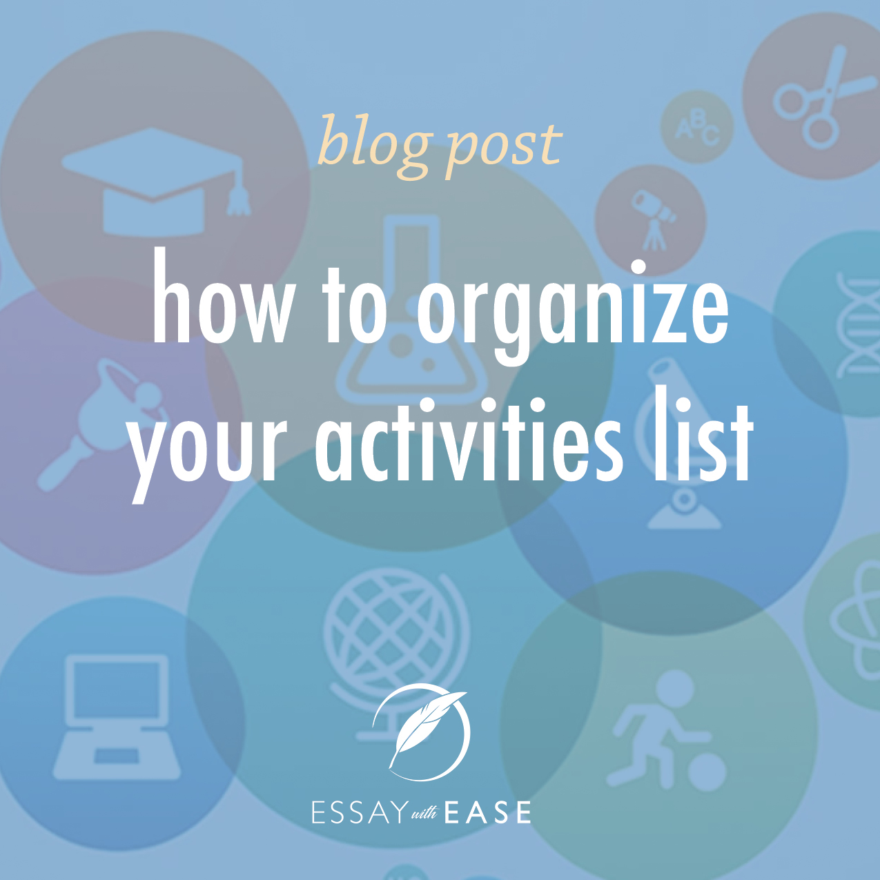 How to Organize Your Activities List – Essay with Ease